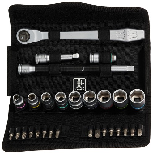 Wera 05004048001 8100 SB 8 Zyklop Metal Ratchet Set with Switch Lever ...