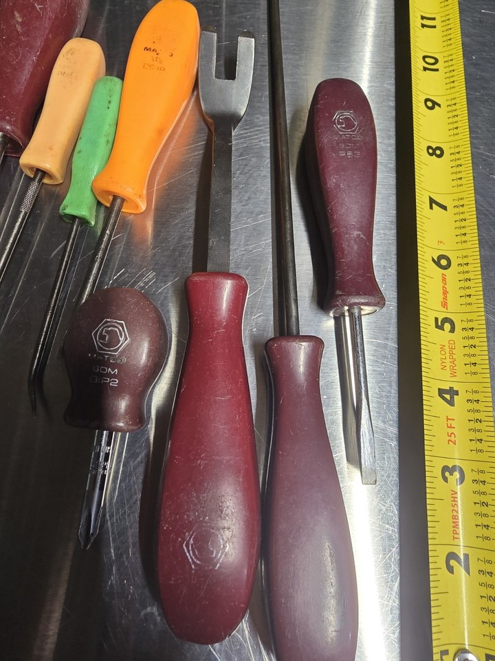 Vintage Matco tools. Matco screwdrivers and trim clip tool. 1 vintage ...