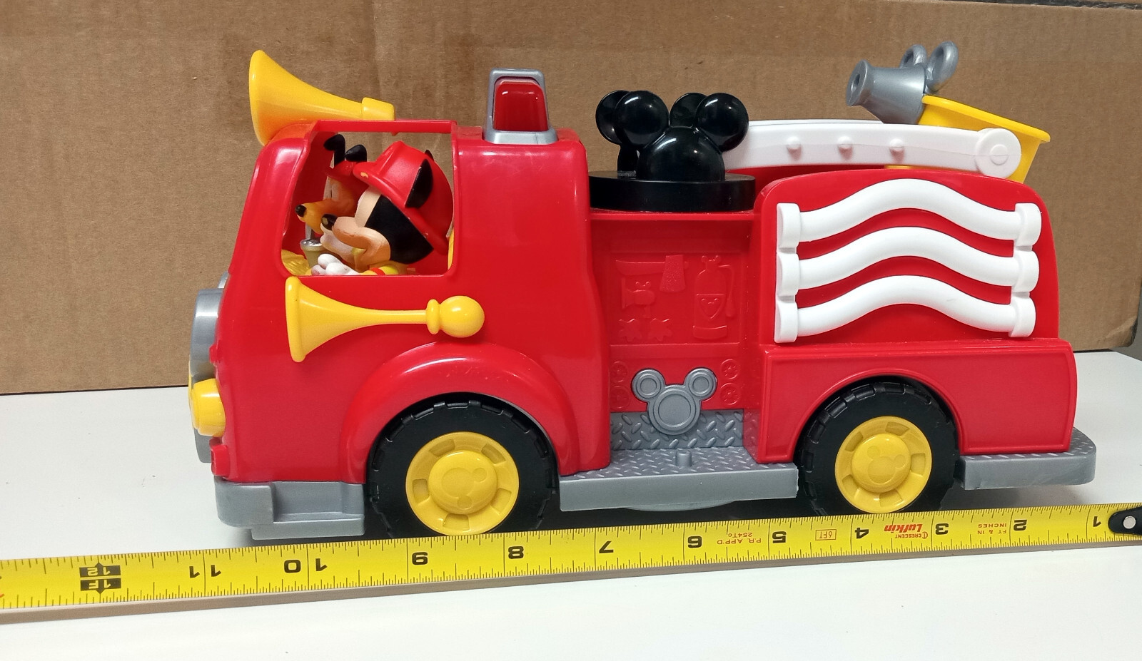 Disneys Mickey Mouse Fire Engine Fire Truck Toy With Lights And Sound ...