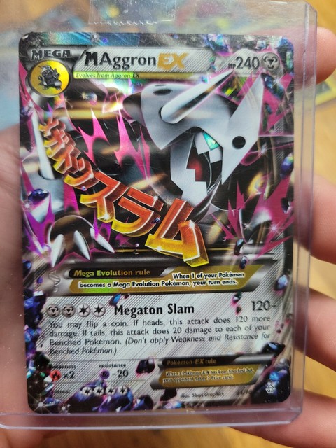 Pokémon TCG Mega-Aggron-EX Primal Clash 94/160 Holo Holo Rare EX for ...