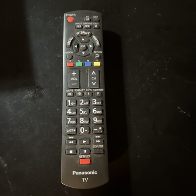 GENUINE PANASONIC LCD TV REMOTE N2QAYB000779 - OEM Original | eBay