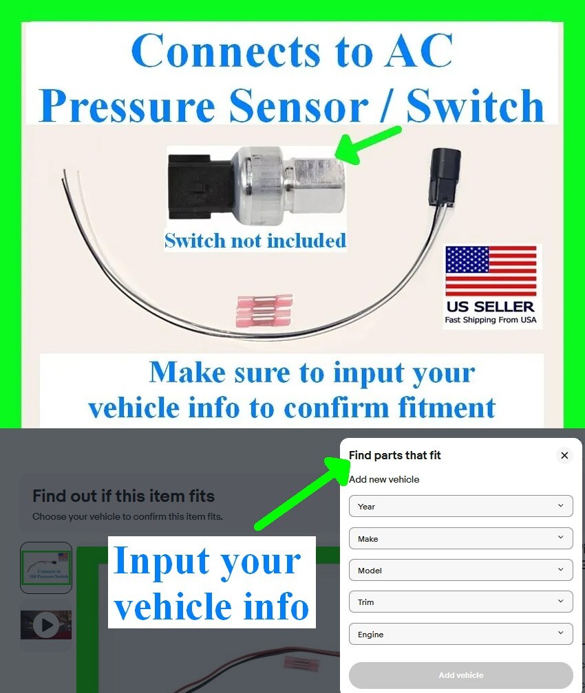 Diagrama de fiação do conector pigtail para modelos Ford com ...