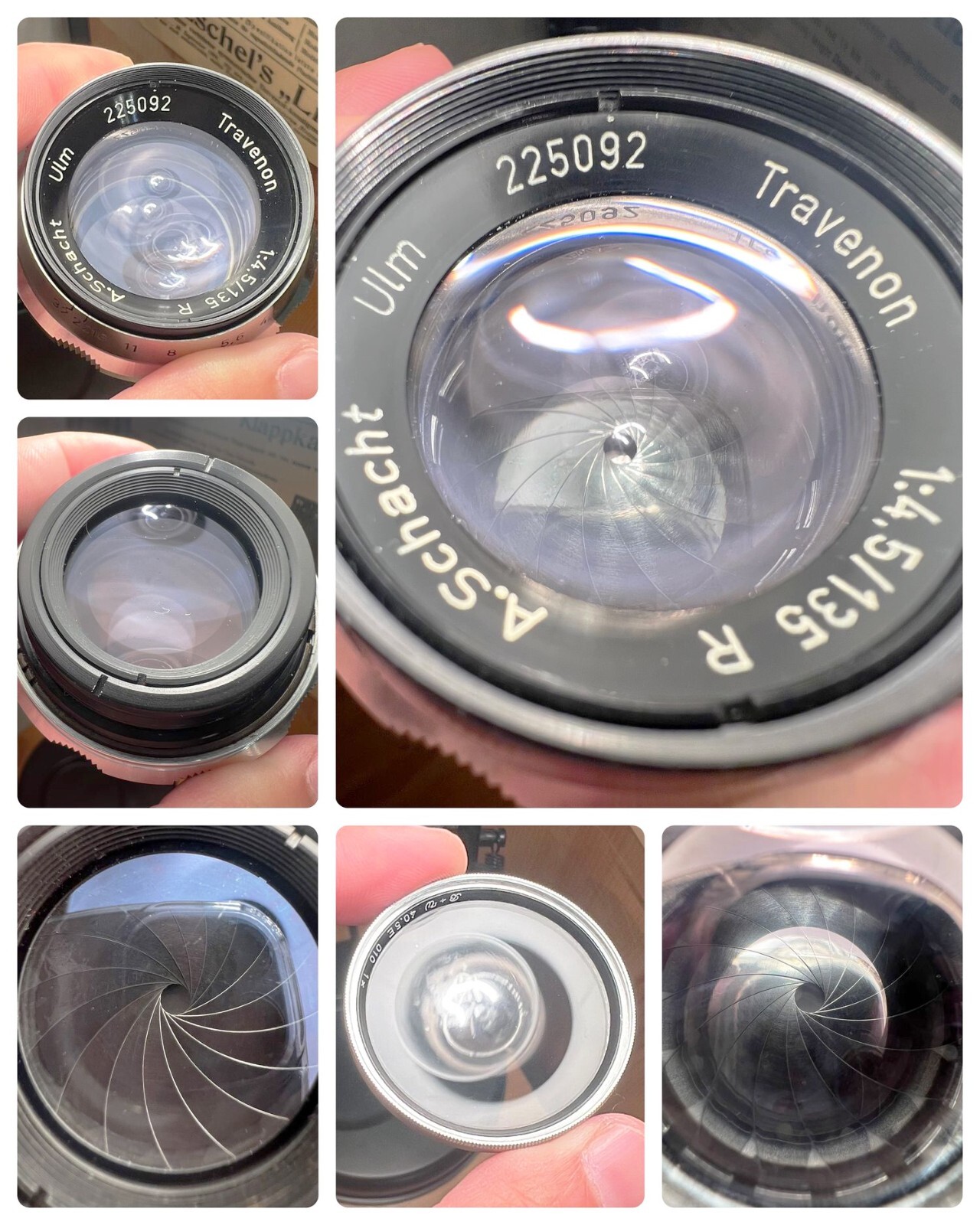 M42 Edixa Macro Equipment w/ A.Schacht Ulm Travenon 135/4.5 R Bellows ...