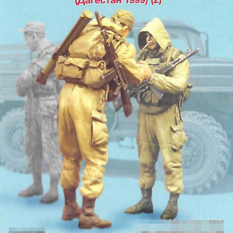 1/35 Spetsnaz GRU (Dagestan 1999) (2) Resin Model Soldier Unassembled ...