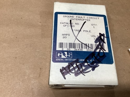 General Switch GFI-20 Ground Fault Circuit Interrupter 1" per Pole ...