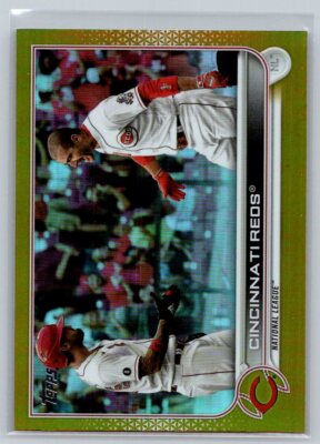 2022 Topps 1st Edition #96 Cincinnati Reds Gold Foil Checklist | eBay