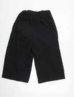 Miss London Womens Black Polyester Blend Cropped Trousers Size 8 L20 in ...
