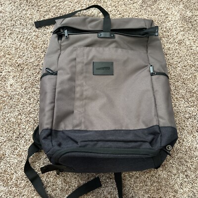 El Dorado Origaudio Roll-top Backpack Brown/Black Travel Camping ...