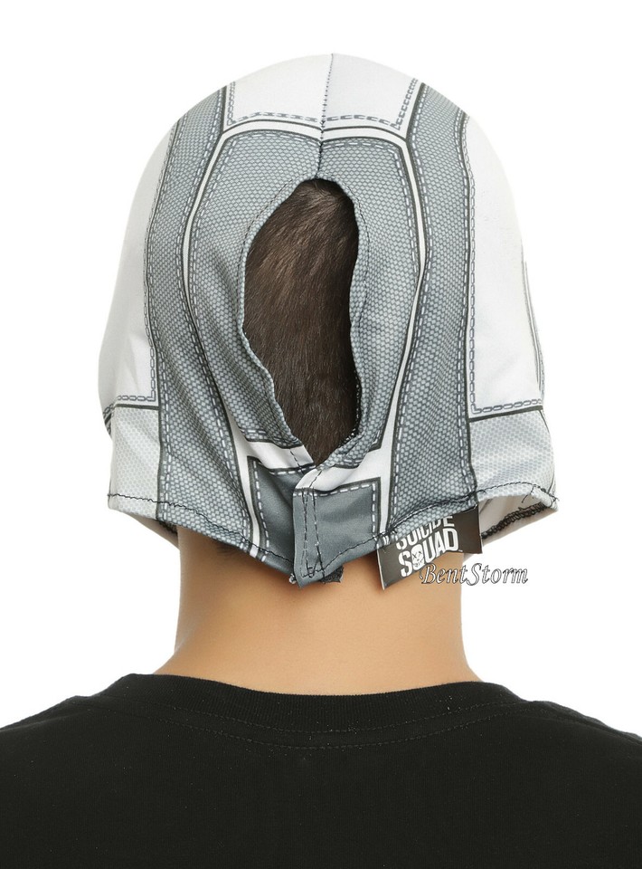 Suicide Squad Deadshot Face Mask Light-Up Cosplay Halloween Costume DC ...