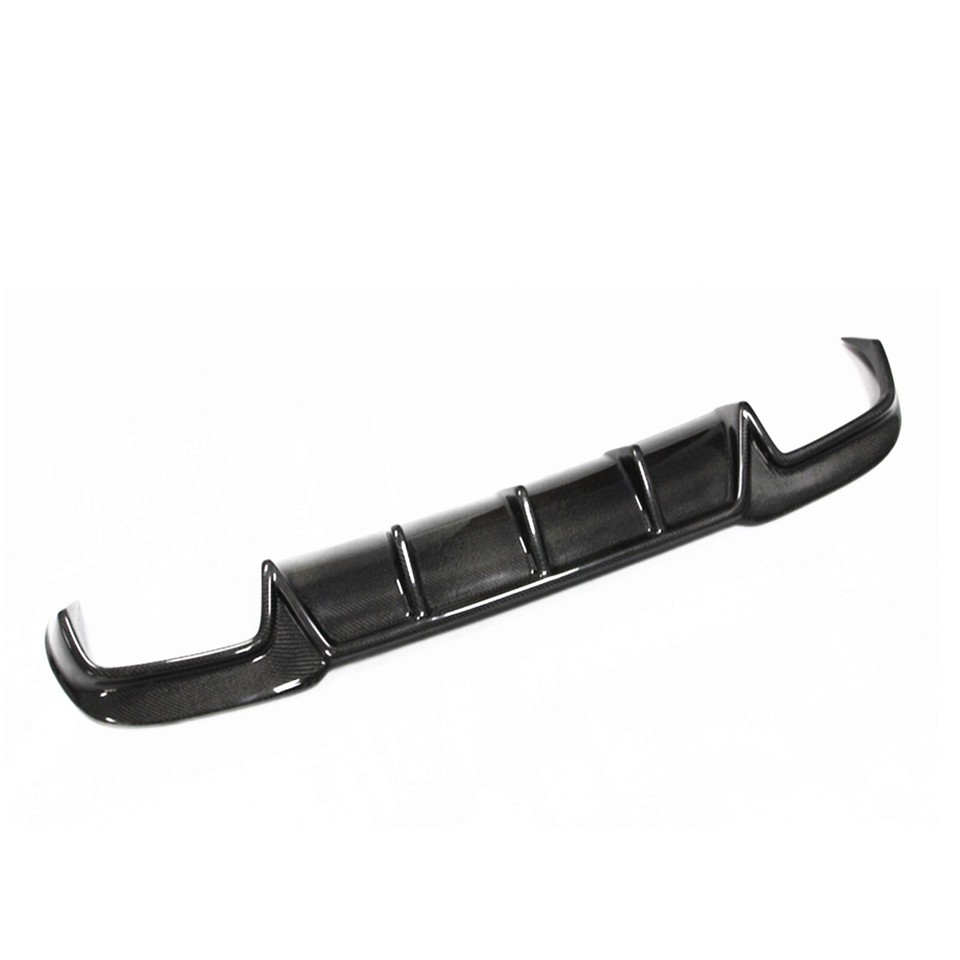 1x Rear Diffuser Lip Carbon Fiber For Benz W212 E63 AMG 2013-2016 2014 ...