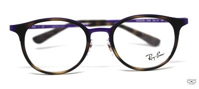 Ray Ban RB6372M 2956 Tortoise/Purple Eyeglasses New Authentic 50 | eBay