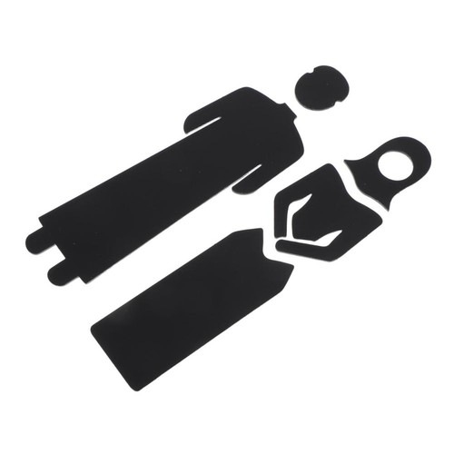 2 Set Mirror Restroom Sign, Black Men's and Women's Bathroom Signs ...