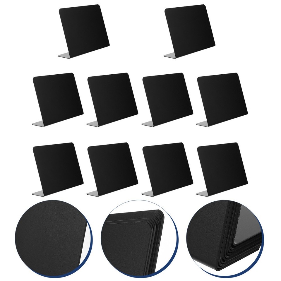 10 Pcs Desktop Small Chalkboard Signs Mini Message Writing Boards ...