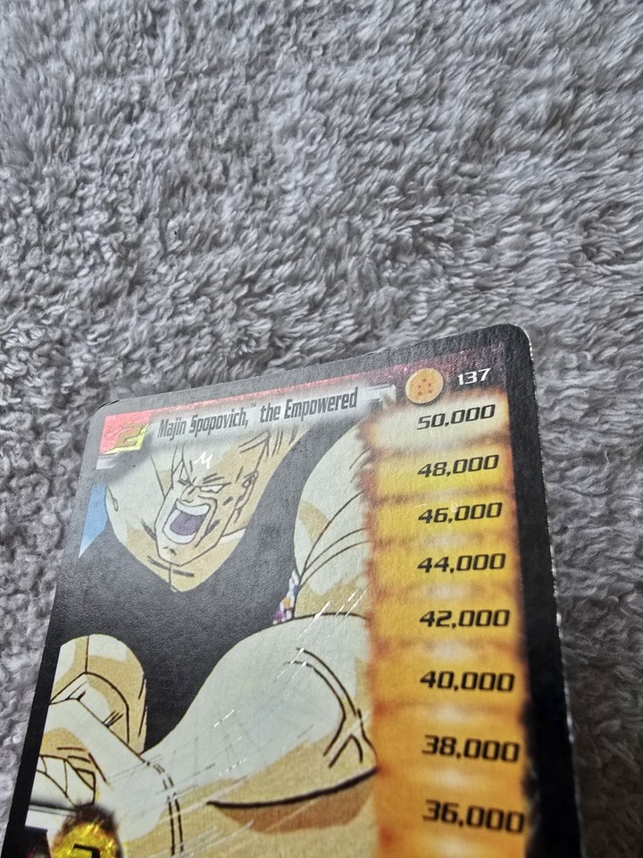 DBZ Dragon Ball Z FOIL Majin Spopovich, The Empowered 137 CCG Limited ...