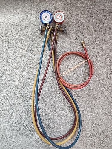 Yellow Jacket Mechanical Manifold Gauge Set JB Industries w Extra ...