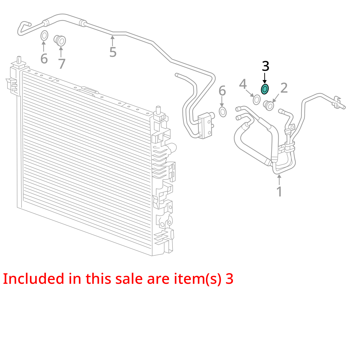 2018-2023 Chevrolet Equinox Automatic Transmission Oil Cooler Line Hose ...