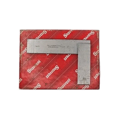 L.S. Starrett No. 55 3" Precision Steel Square USA | eBay