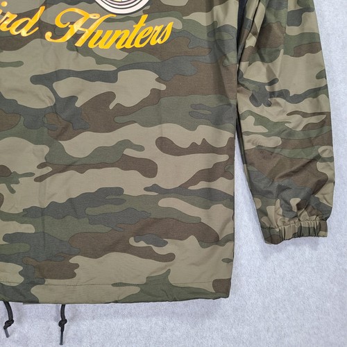 Nelk Boys Full Send Rain Jacket Medium Camo Bird Hunters Snap ...