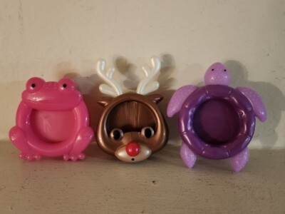 RETIRED Bath & Body Works Purple Turtle,reindeer,pink Frog Slatkin ...