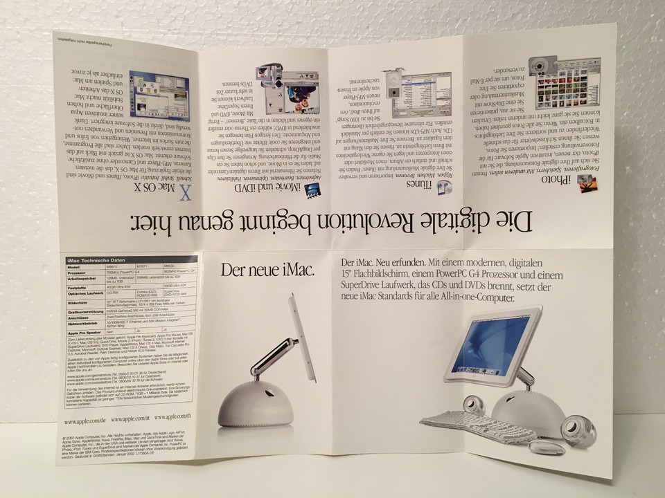 Apple Brochure / Flyer - iMac G4 | eBay