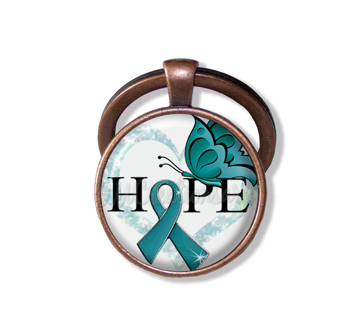 Cervical Cancer Ribbon Tattoo Designs
