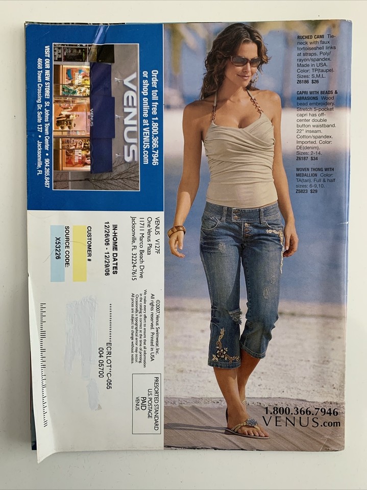 VENUS-2007 SWIMWEAR & FASHION CATALOG -V127 | eBay