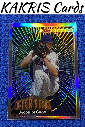 2022 Topps Finest Chrome #94FC-JD 1994 Cornerstones Jacob deGrom ...
