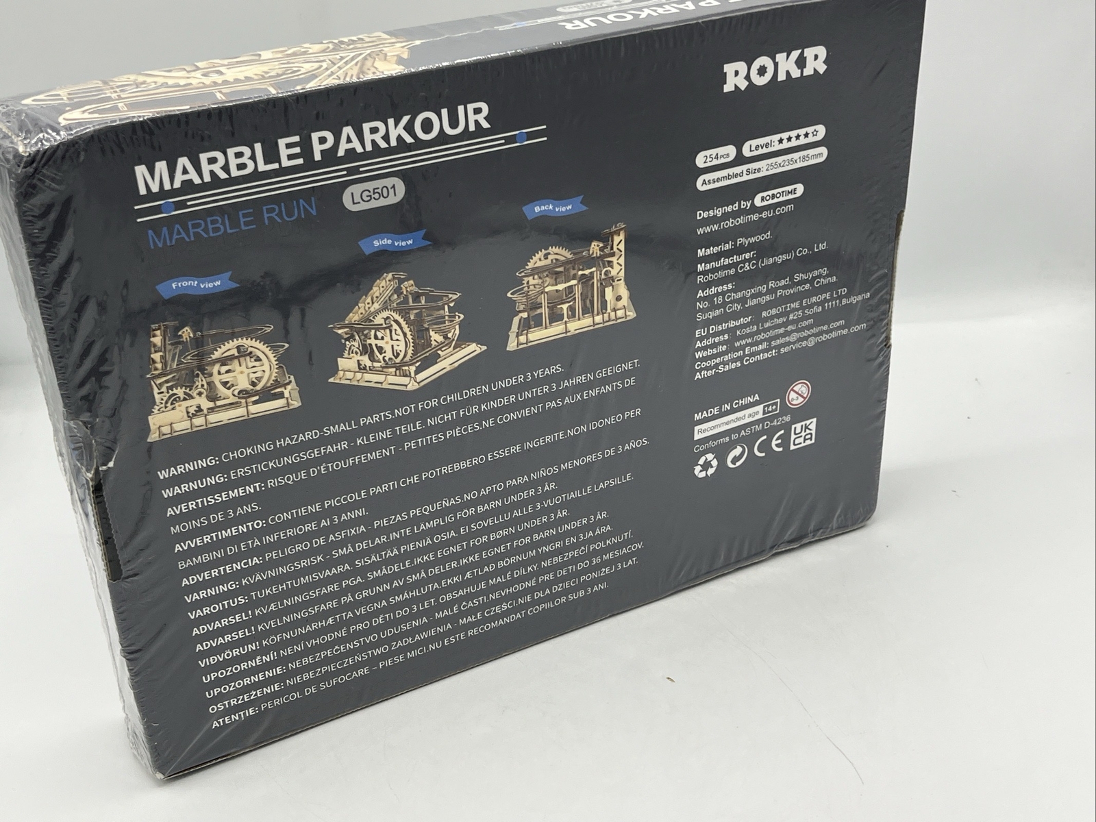 ROKR Marble Parkour Marble Run LG501 Robotime Wood Game. New sealed | eBay
