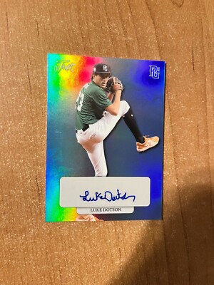 2022 Leaf Perfect Game Showcase - Luke Dotson - Platinum Just Minors ...