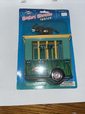 NEW Vintage Sunoco Toy Safari Shuttle Truck Trailer with Elephant NIP ...