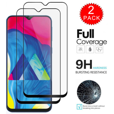 For Samsung Galaxy A10e - Full Coverage Tempered Glass Screen Protector ...