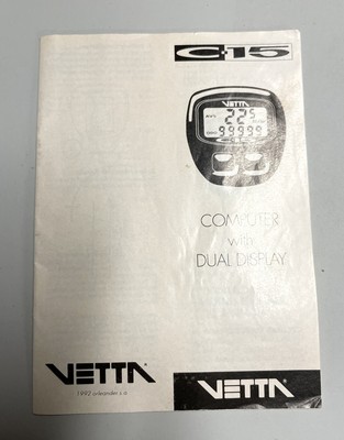 Cycle Computers & GPS - Vetta - Nelo's Cycles