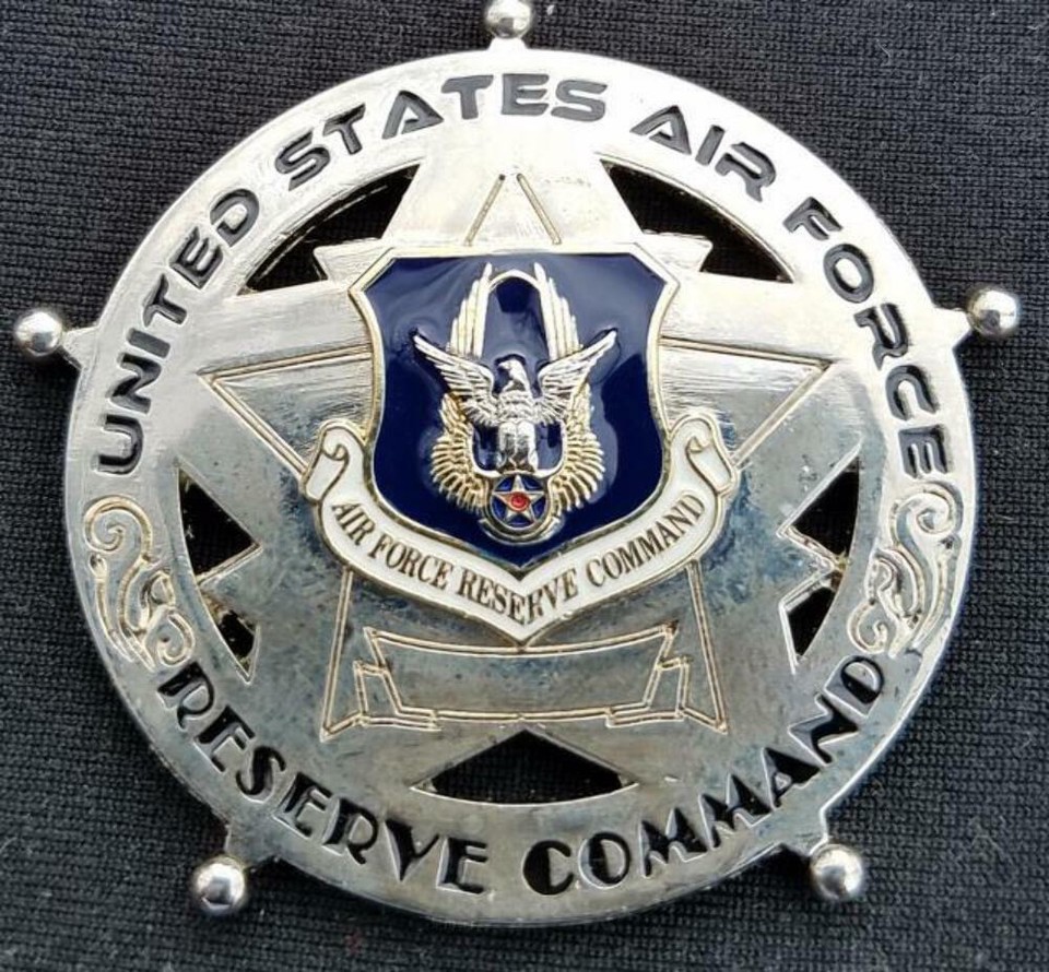 US Air Force Western Recruiting Squadron Commander Badge Shaped ...