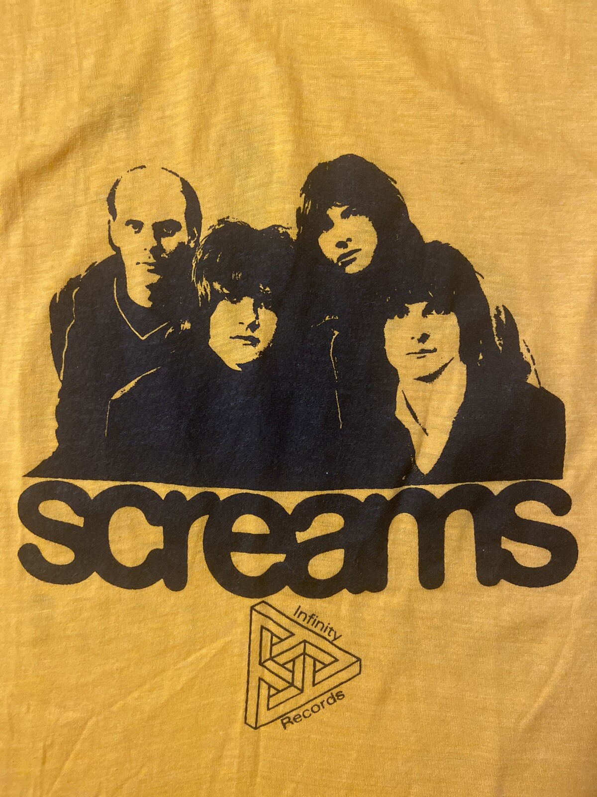 RARE Vintage 1979 Screams Band Primal Rock Tour T-Shi… - Gem
