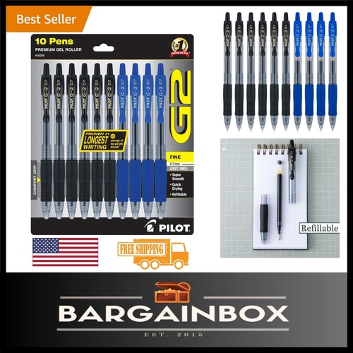 G2 10 Count Gel Pen Set | 0.7mm Fine Point, Refillable & Retractable | eBay