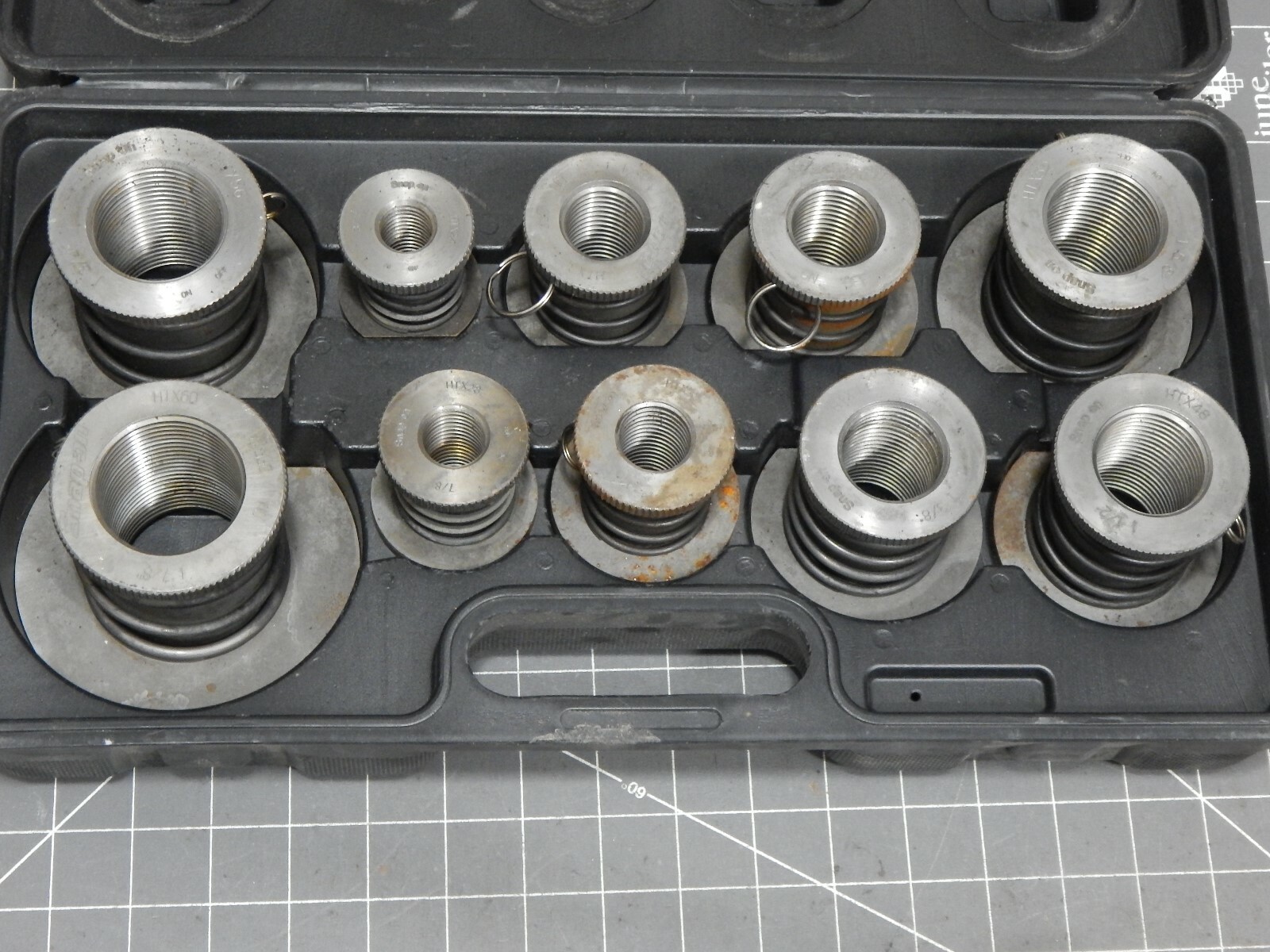 Snap On Tools 10Pc Slug Wrench Retainer Set HTX 3/4" 1 7/8" HTX24 HTX60 ...