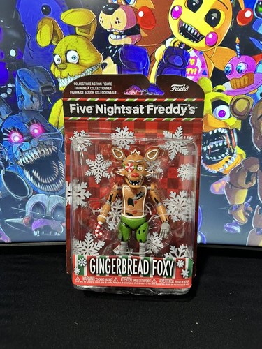 Five Nights at Freddy's Holiday Christmas Gingerbread Foxy Funko Action ...