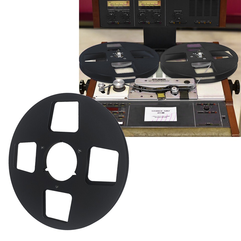 1/4 10.5 Inch 4 Holes Takeup Reel Empty Tape Reel for Reel To Reel Tape ...