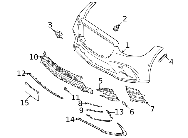 Mercedes Benz S580 S500 S580e 2021-2023 Right Ventilation Grille OE ...