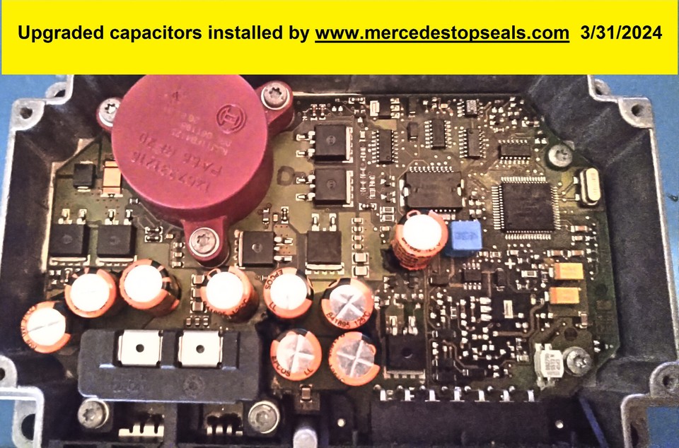 UPGRADED Mercedes SL500 SL55 R230 Battery Control Module BCM Load ...