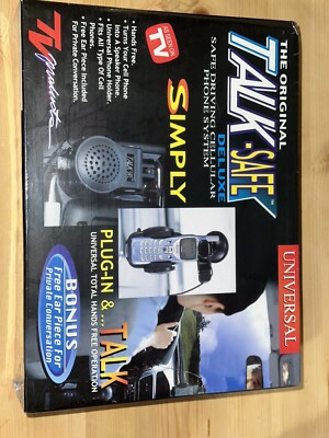 **NEW/UNOPENED** Original Talk-Safe Deluxe Safe Driving Cell Phone ...