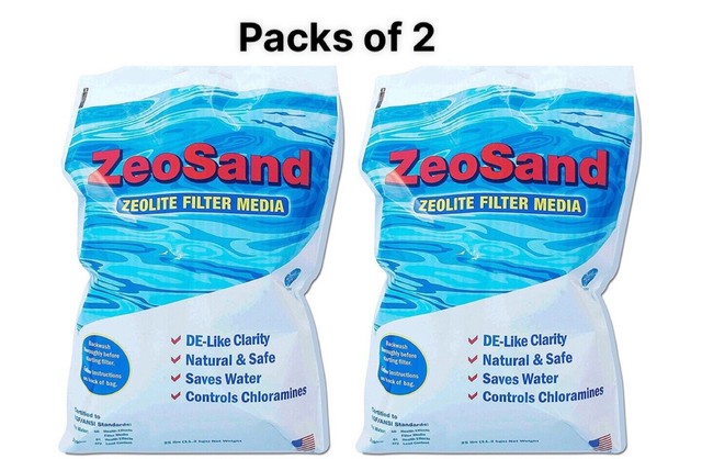 ZeoSand H-AP-2324475 Pool Filter Filtration Media 25lbs - Gray/Green ...