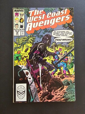 Marvel Comics The West Coast Avengers #39 December 1988 Al Milgrom ...