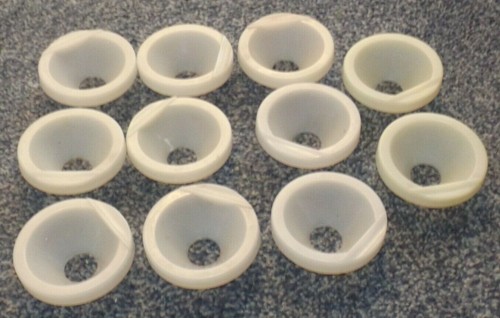 CHILDRENS 11 NON SPILL PAINT POT LIDS GLUE POT LIDS WATER POT LIDS ART ...