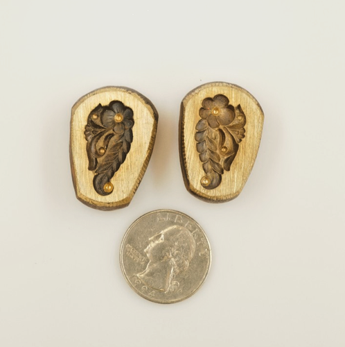 Impression Die Set Jewelry Scroll, leaves leaf, feather, flower Bronze ...