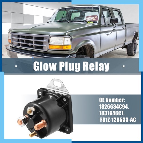 1826634C94 Diesel Glow Plug Starter Relay Solenoid for Ford E250 E350 ...