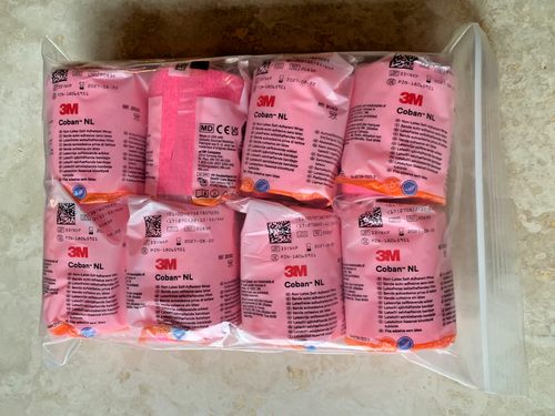 3M Coban 3" x 5 yds Non Latex self adherent Wrap Pink (8) | eBay