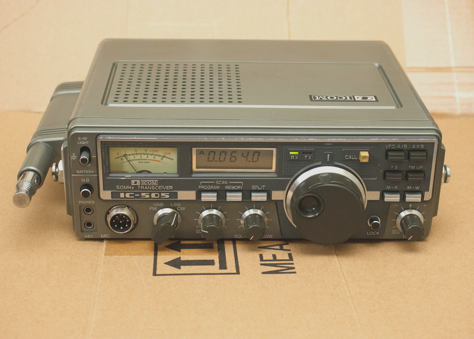 Icom IC-505 6M 50mhz All Mode Transceiver with IC-EX248 FM unit *RARE ...