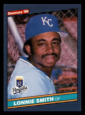 1986 Donruss Lonnie Smith #399 Kansas City Royals Mint | eBay