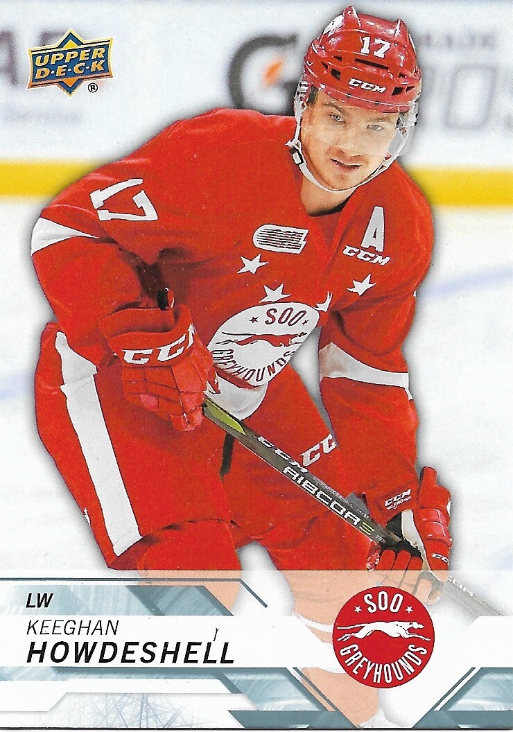 Keeghan Howdeshell #2 - 2018-19 CHL - Base - Sault Ste. Marie ...